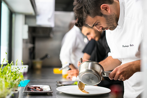 GNOCCO RIPIENO DI PARMIGIANA E SPUMA DI PROVOLA – DiCoppa&DiColtello